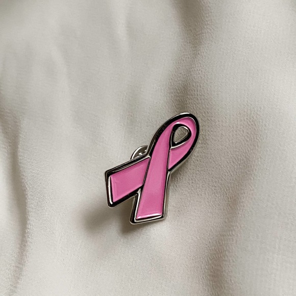 Vintage | Accessories | Vtg Pink Breast Cancer Awareness Ribbon Pin ...